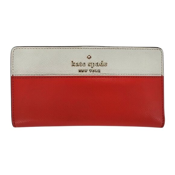 kate spade | Bags | Kate Spade New York Wallet Staci Large Slim Bifold ...